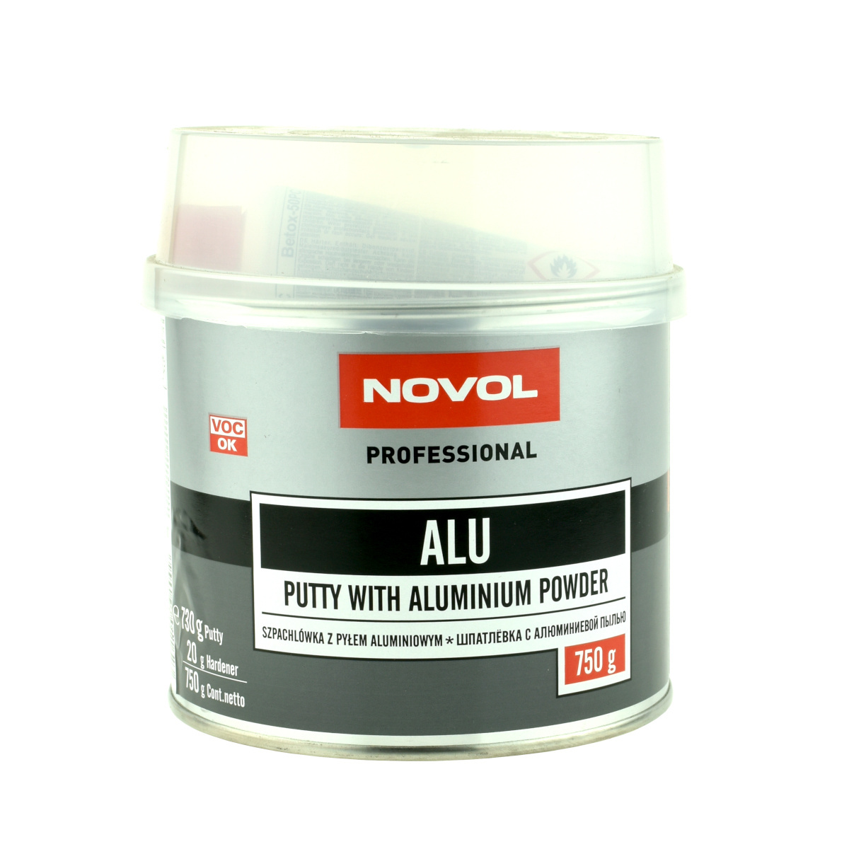 Novol ALU szpachlówka z aluminium 0,75 kg • autokosmetyki • AutoChemia.pl