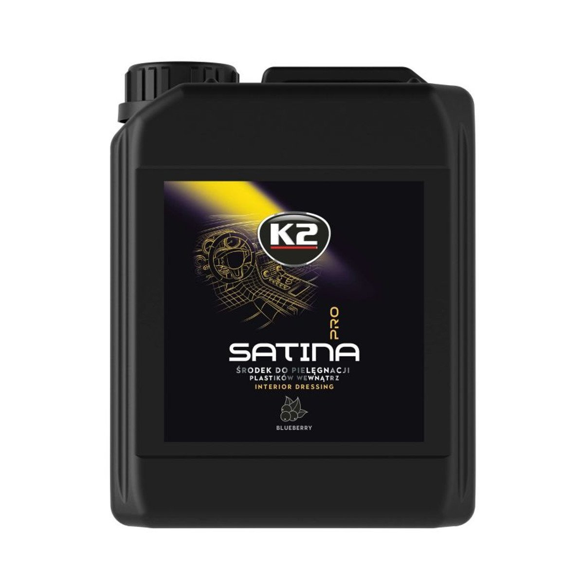 K2 Satina PRO Interior Dressing kokpit matowy Blueberry 5L • autokosmetyki • AutoChemia.pl
