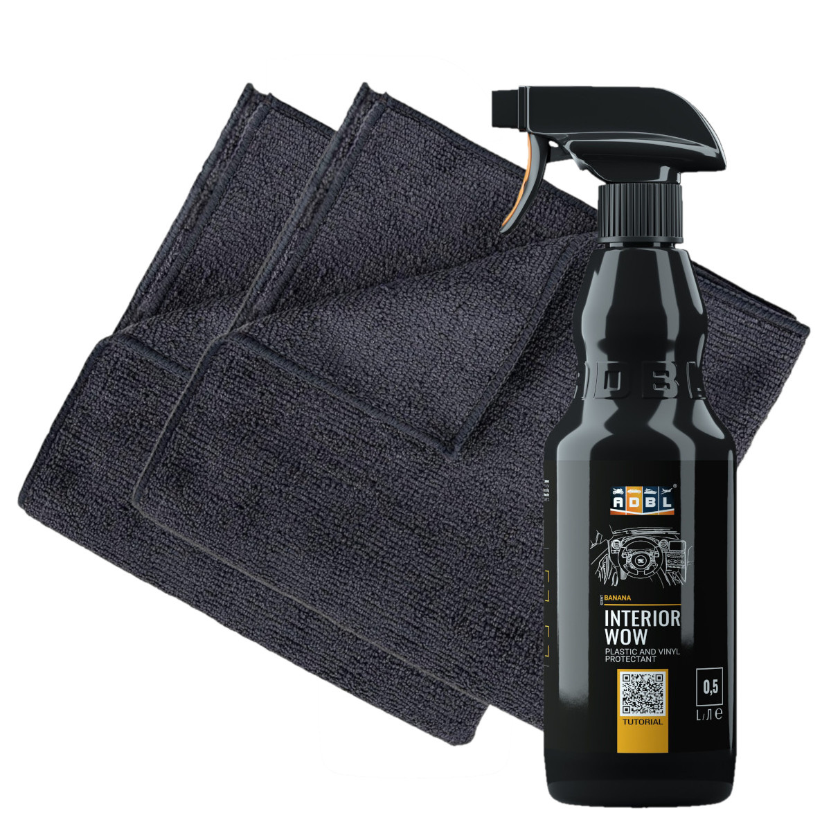 ADBL Interior WOW bananowy dressing do plastików + Mikrofibry ...