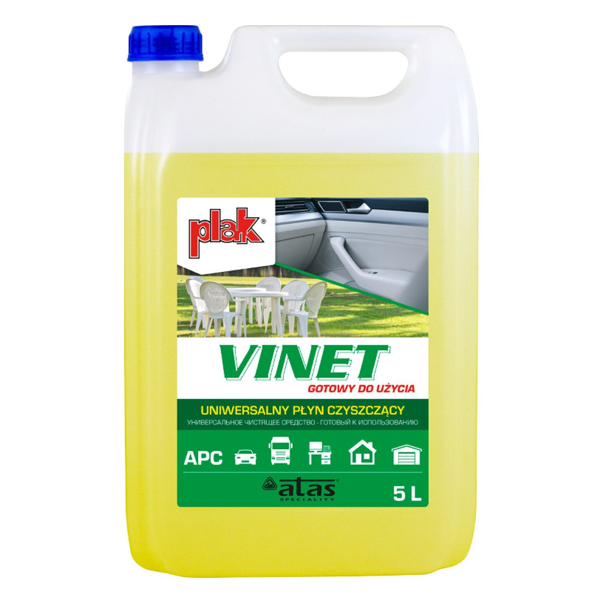 Atas Vinet gotowy uniwersalny płyn czyszczący APC 5L • autokosmetyki ...