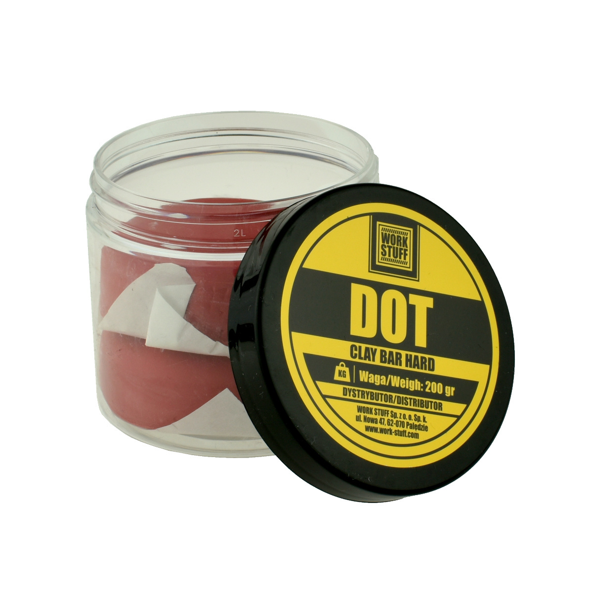 Work Stuff Dot Clay Bar twarda glinka do lakieru 200g • autokosmetyki ...