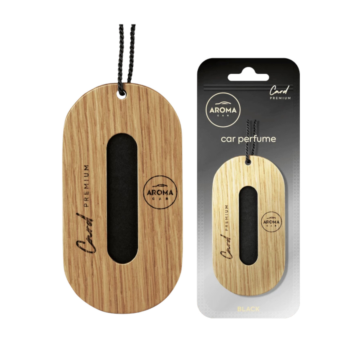 Zapach Aroma Car Premium Wood Card Black • autokosmetyki • AutoChemia.pl