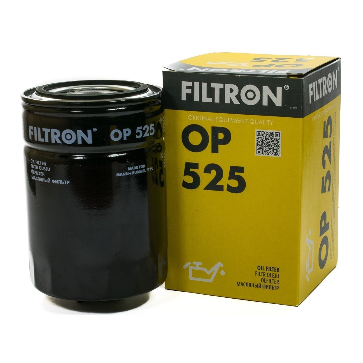 FILTRON filtr oleju OP525 - VW, Audi, Seat, Volvo - Diesel ...