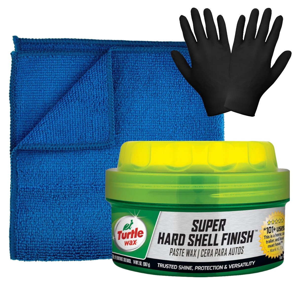 Zestaw:Wosk Turtle Wax Super Hard Shell Finish +mikrofibra ...