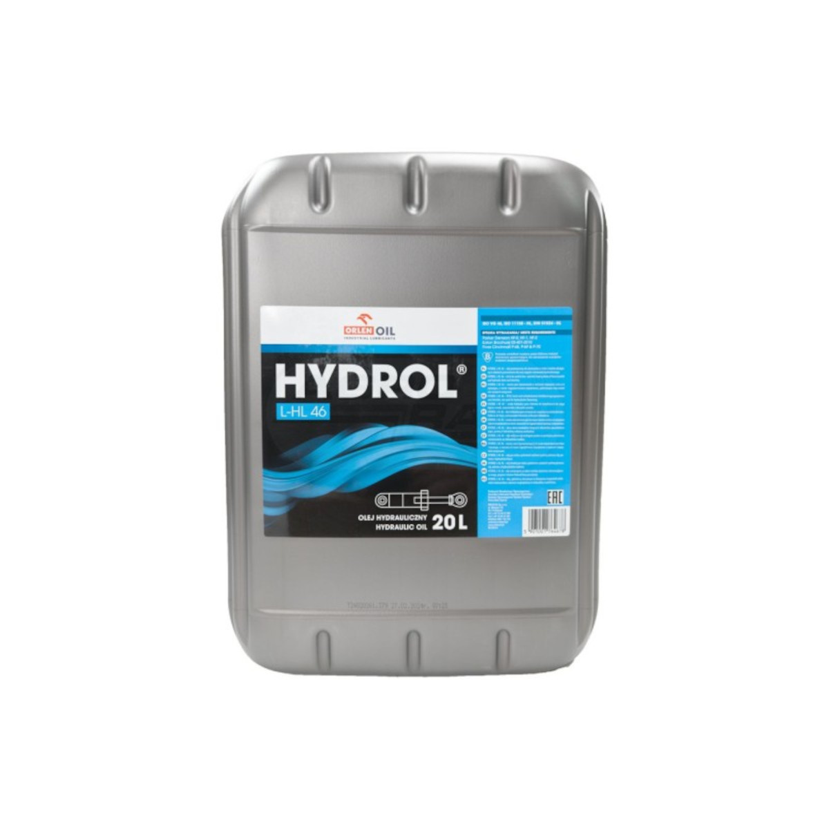Orlen Hydrol L-HV 46 - Olej hydrauliczny 20l • autokosmetyki ...