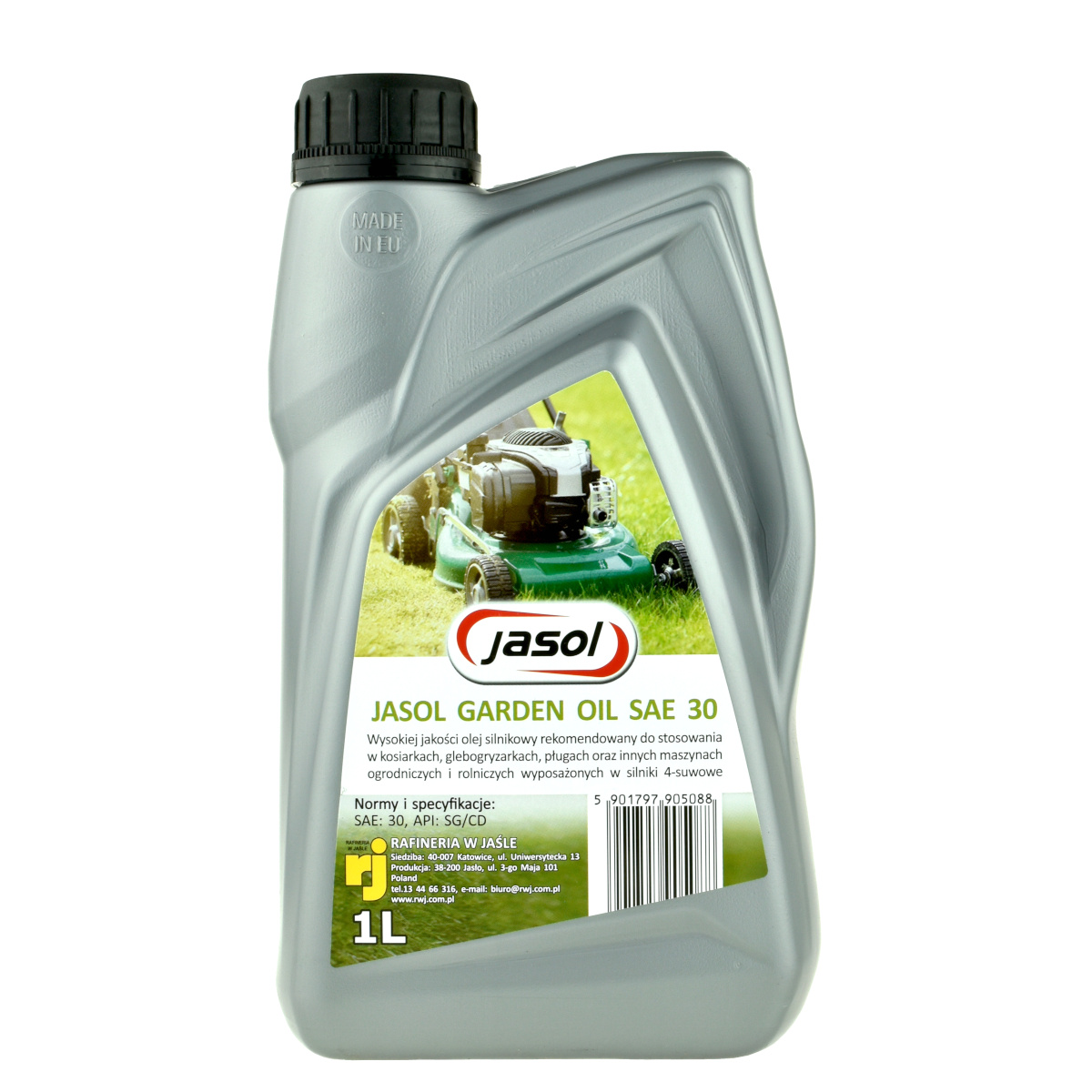 JASOL Garden Oil - Olej do kosiarek i maszyn ogrodniczych SAE 30 1L • autokosmetyki • AutoChemia.pl